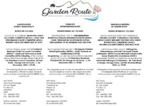 APAC – Garden Route District Municipality