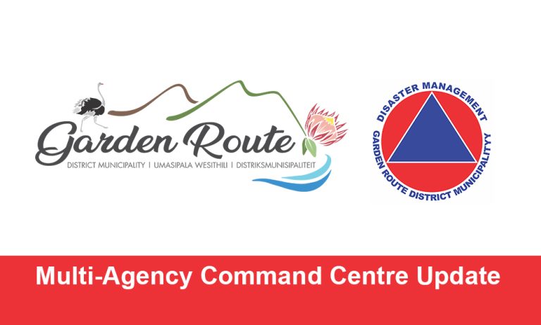Garden Route Multi-Agency Command Centre Alert 15 on 11 May 2026 at ...